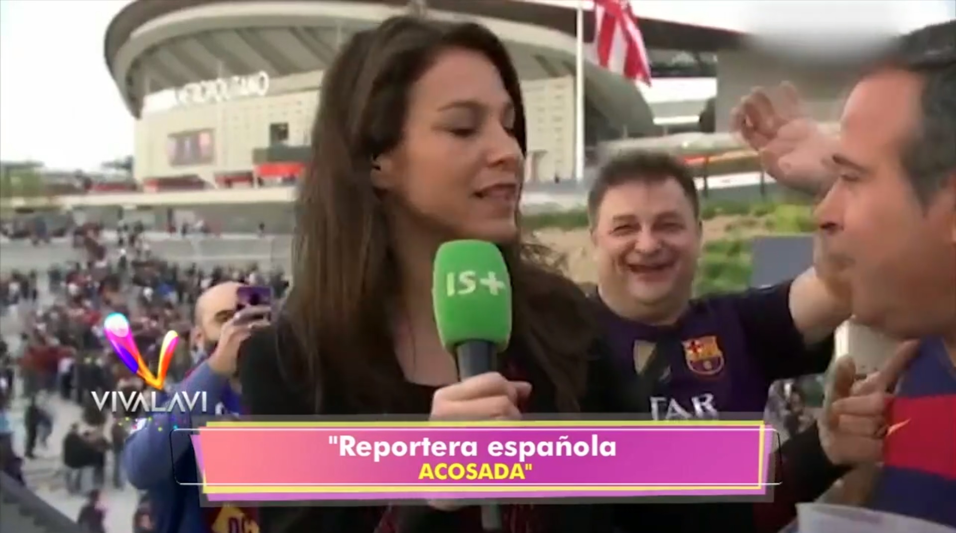 (+VIDEO) Reportera acosada se enojó durante transmisión en vivo ...