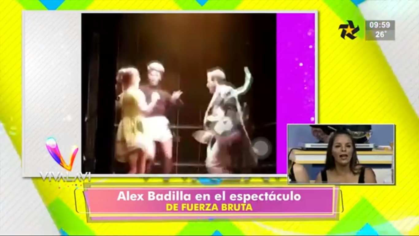 (+VIDEO) Alex Badilla sorprendió espectáculo de 'Fuerza Bruta ...