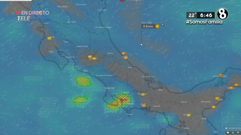 Pronóstico del Tiempo para el 25 de junio de 2021.| Telediario Costa Rica