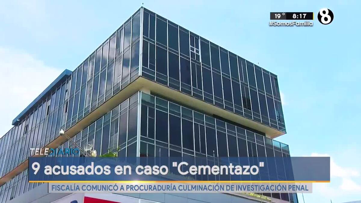 Nueve personas acusadas por el Caso Cementazo| Telediario Costa Rica