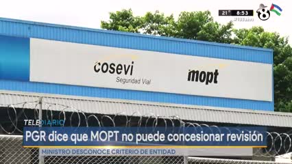 PGR dice que MOPT no puede concesionar revisión técnica vehicular ...