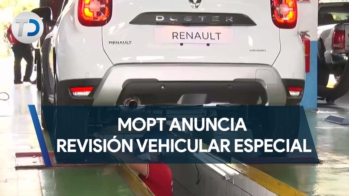 Este viernes el MOPT anuncia revisión vehicular especial| Telediario ...