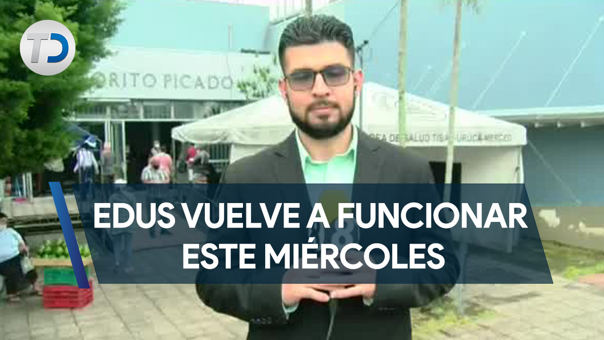 EDUS vuelve a funcionar este miércoles| Telediario Costa Rica