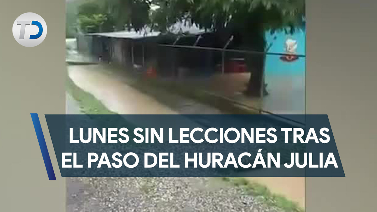 Lunes sin lecciones tras el paso del Huracán Julia| Telediario Costa Rica