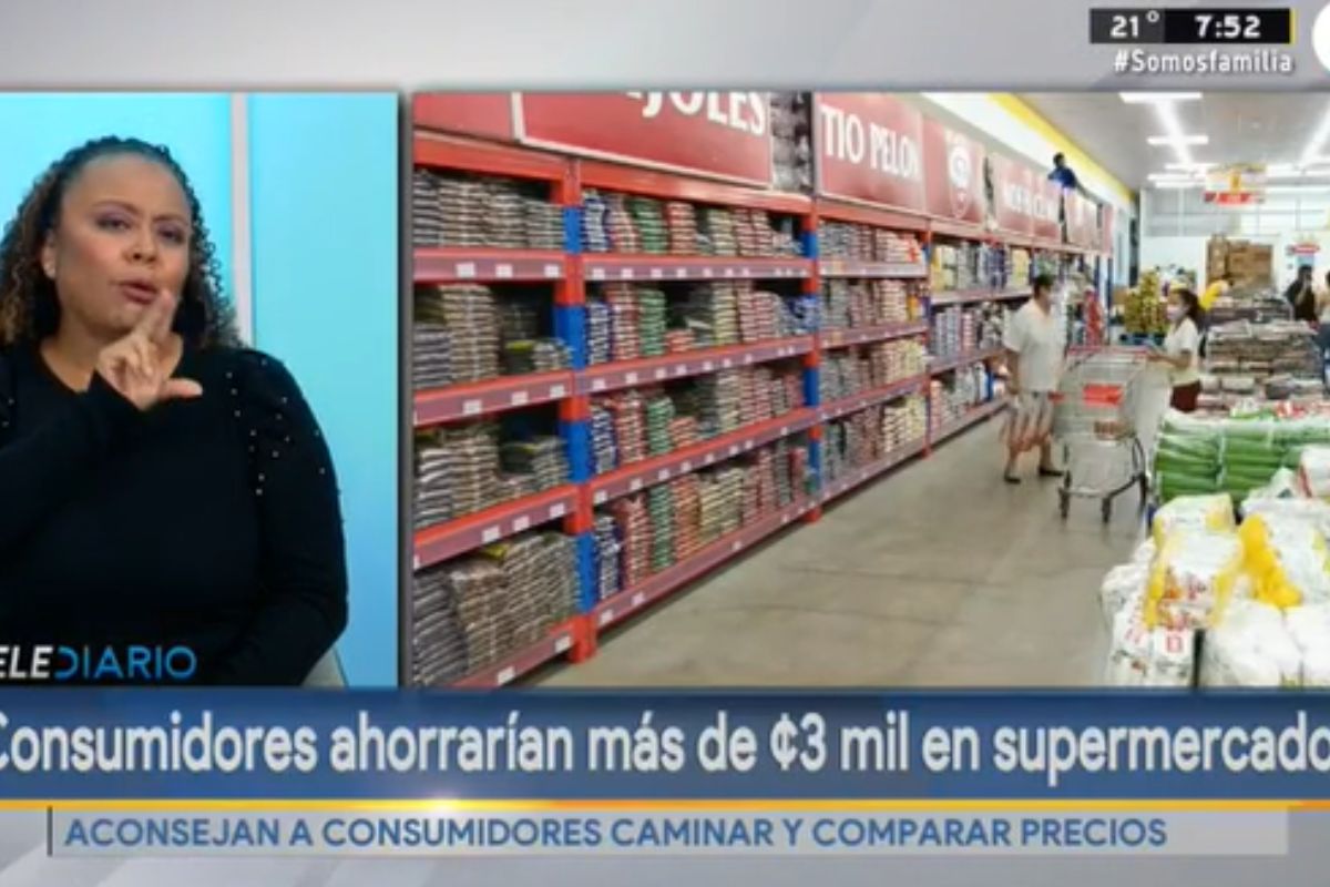 Consumidores ahorrarían más de 3 mil colones en supermercados ...