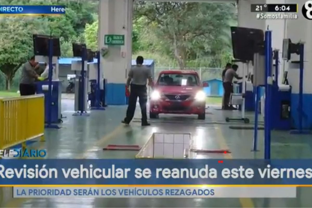 Revisión vehicular se reanuda este viernes| Telediario Costa Rica