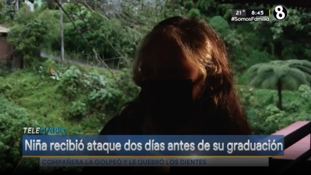 Niña recibió ataque dos días antes de su graduación| Telediario Costa Rica