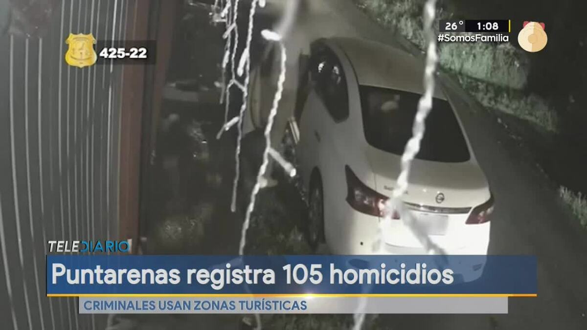 Puntarenas registra 105 homicidios| Telediario Costa Rica