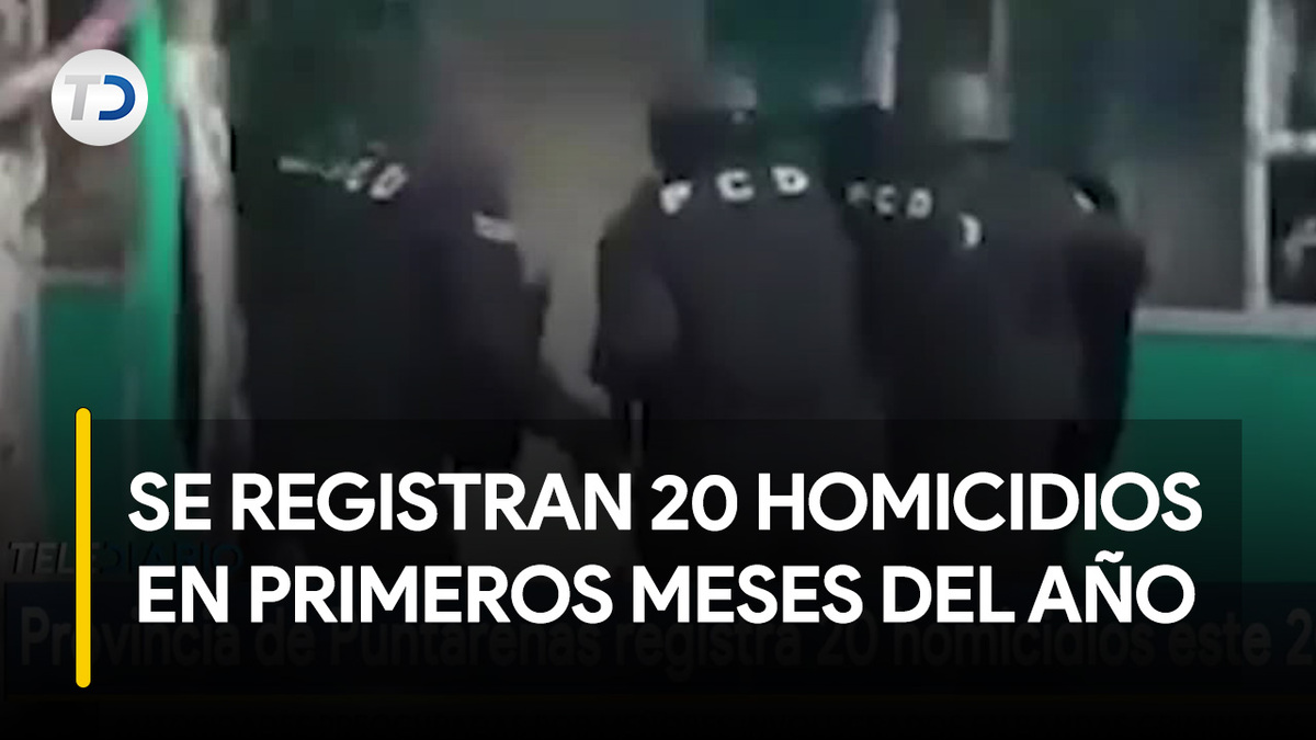 Provincia de Puntarenas registra 20 homicidios este 2022| Telediario Costa Rica