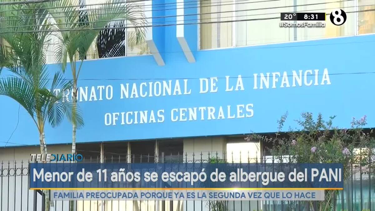 Menor de 11 años se escapó de albergue del PANI| Telediario Costa Rica