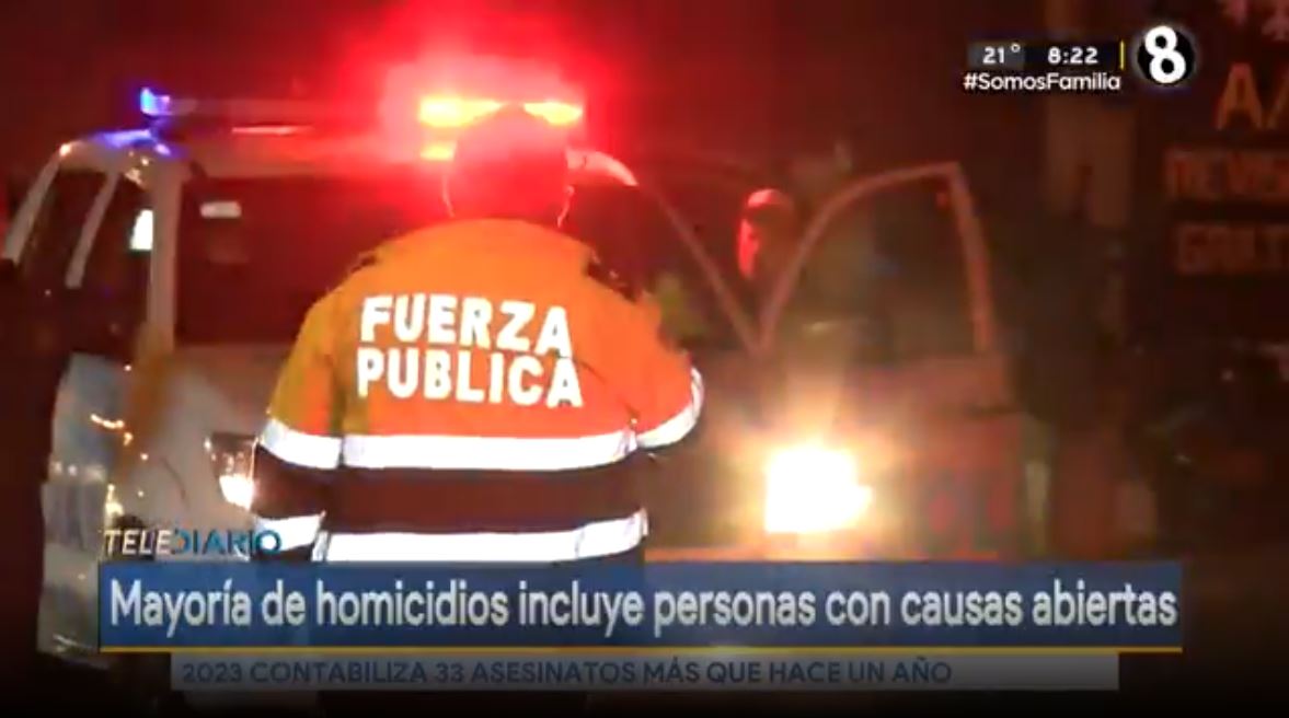 Mayoría de homicidios incluye personas con causas abiertas| Telediario Costa Rica