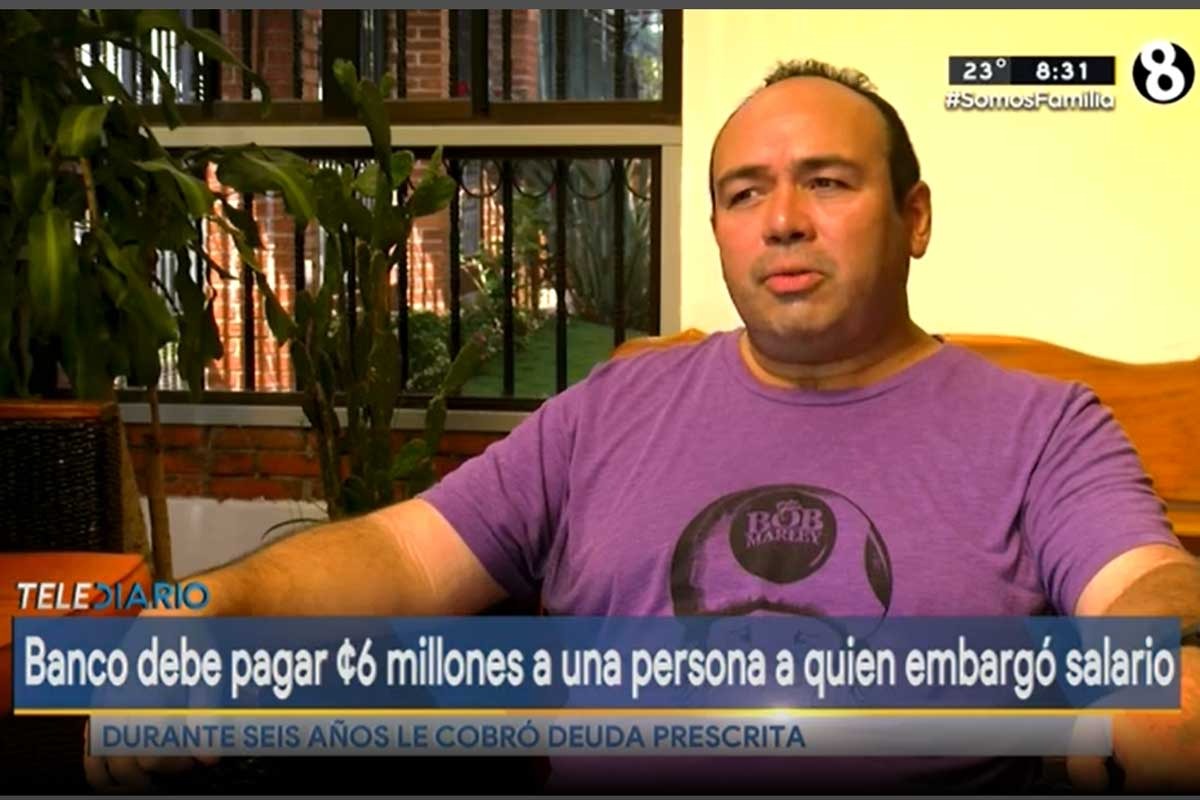 Banco debe pagar seis millones de colones a una persona a quien embargó ...