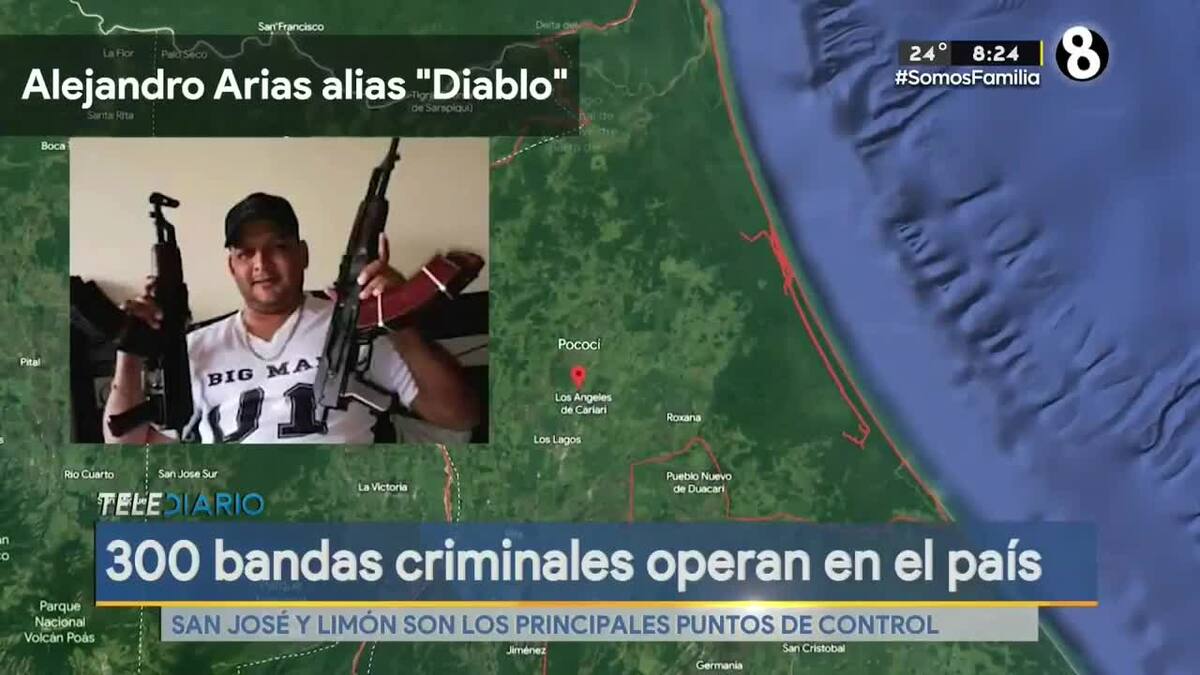 300 bandas criminales operan en el país| Telediario Costa Rica