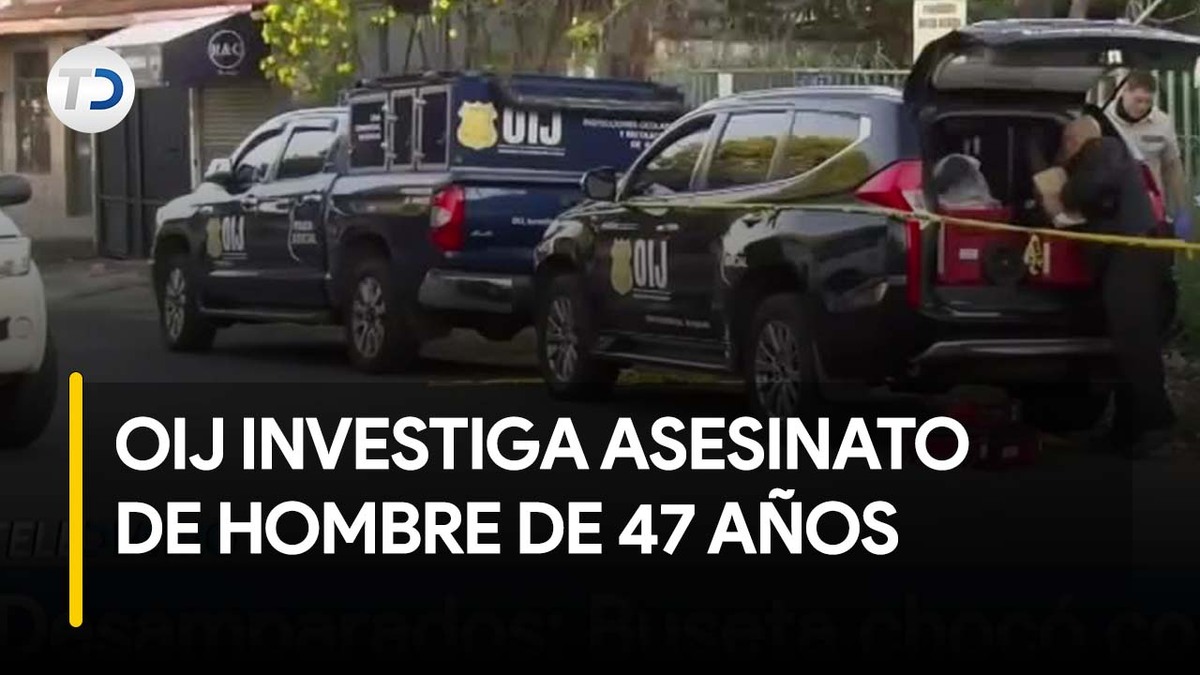 Desamparados: OIJ investiga asesinato de hombre| Telediario Costa Rica