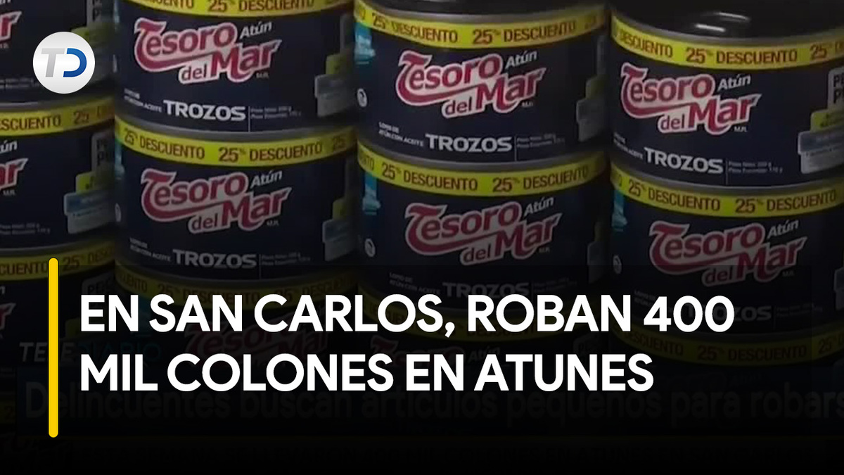 Sujetos sustrajeron cuatrocientos mil colones en atunes en San Carlos ...