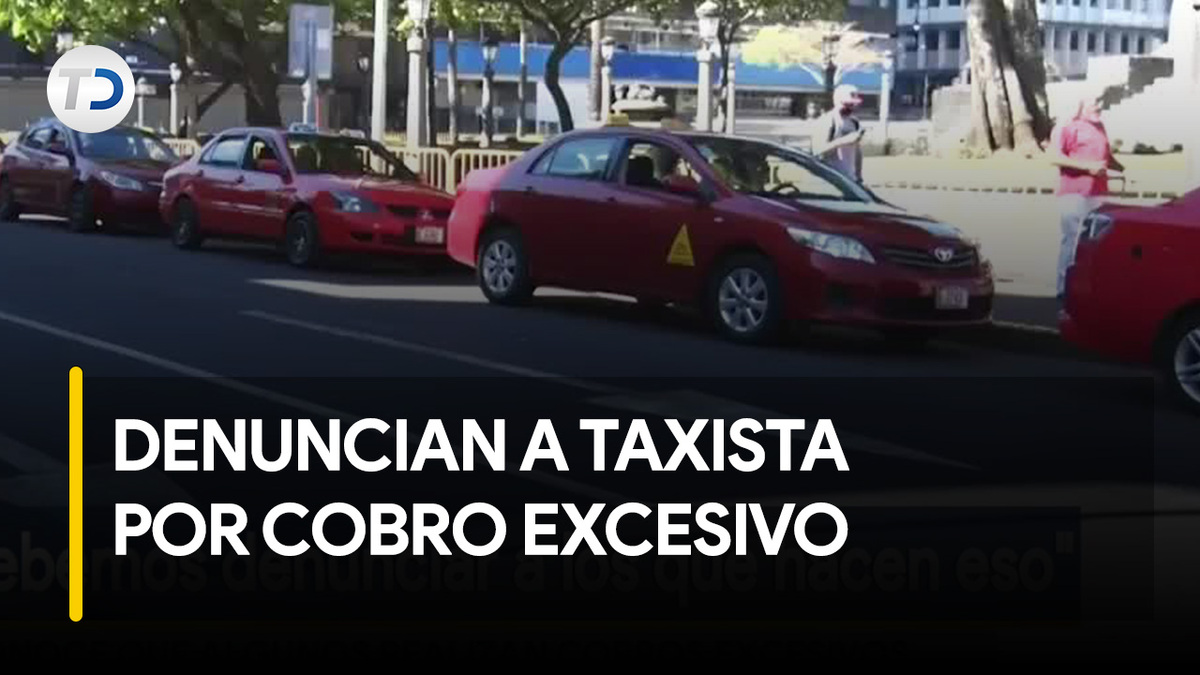 Taxista cobró 4500 colones por recorrido de 2.3 kilómetros| Telediario ...