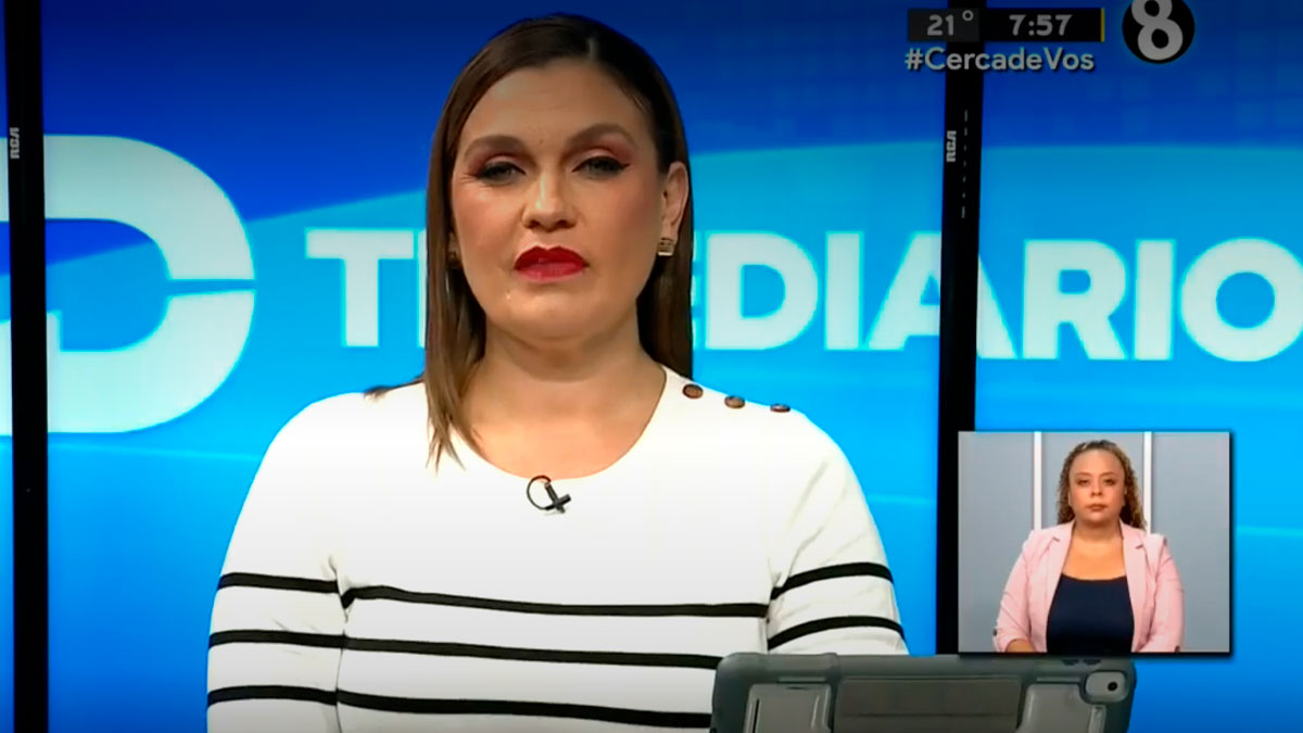 Noticias Telediario 19 horas conducido por Ari y Natalia, 01 de ...