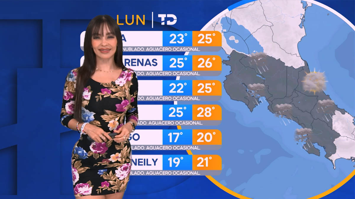 Pronóstico del tiempo para Costa Rica 30 de octubre de 2023| Telediario ...
